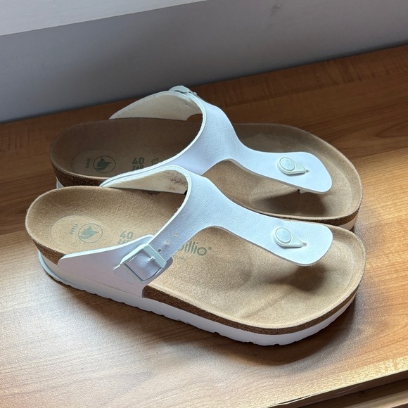 Papillio | Shoes | Papillio White Platform Gizeh Eva Sandals Size 9 ...